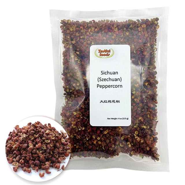 Zestful Foods Natural Sichuan Peppercorn Seed, 4oz - Authentic Chinese ...