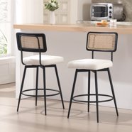 Weston Home Sheena Double X Back 24-inch Counter Height Wood Swivel ...