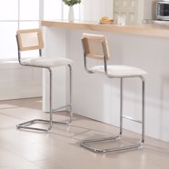 Amisco Robin 26 In. Swivel Counter Stool - Charcoal Grey Polyester ...