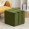 Better Homes & Gardens Juliet Velvet Waterfall Ottoman, Olive - Walmart.com