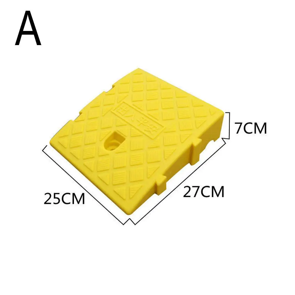 Zestify Portable Car Wheel Driveway Ramps Anti-Slip Wheel Chock Heavy ...