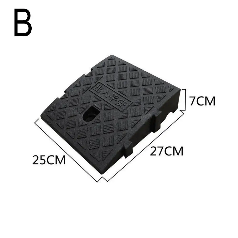 Zestify Portable Car Wheel Driveway Ramps Anti-Slip Wheel Chock Heavy ...