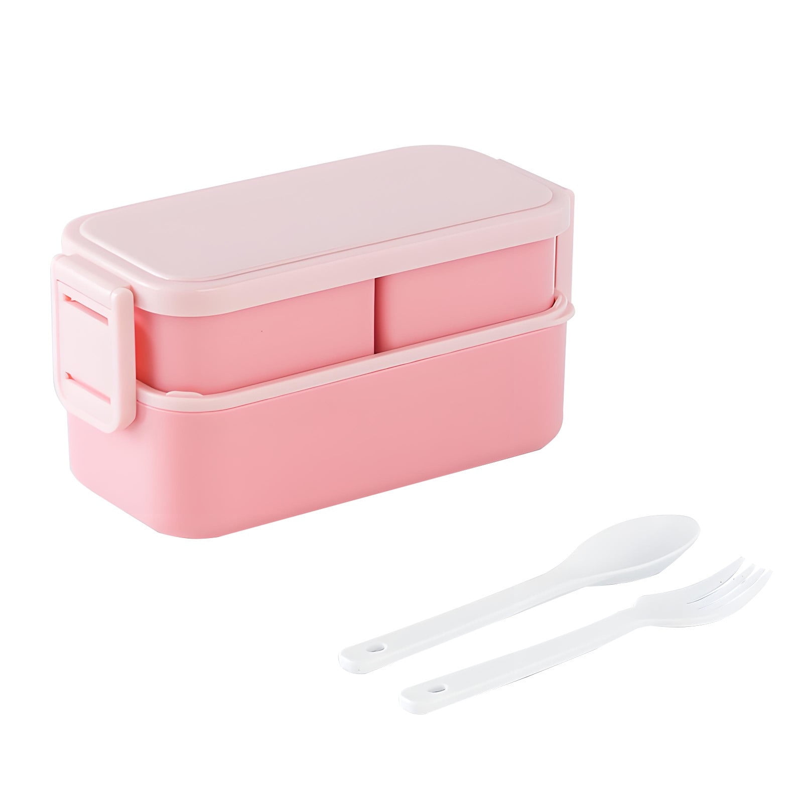ZestqaQ Insulated Bento Lunch Box, Double Layer Meal Prep Container ...