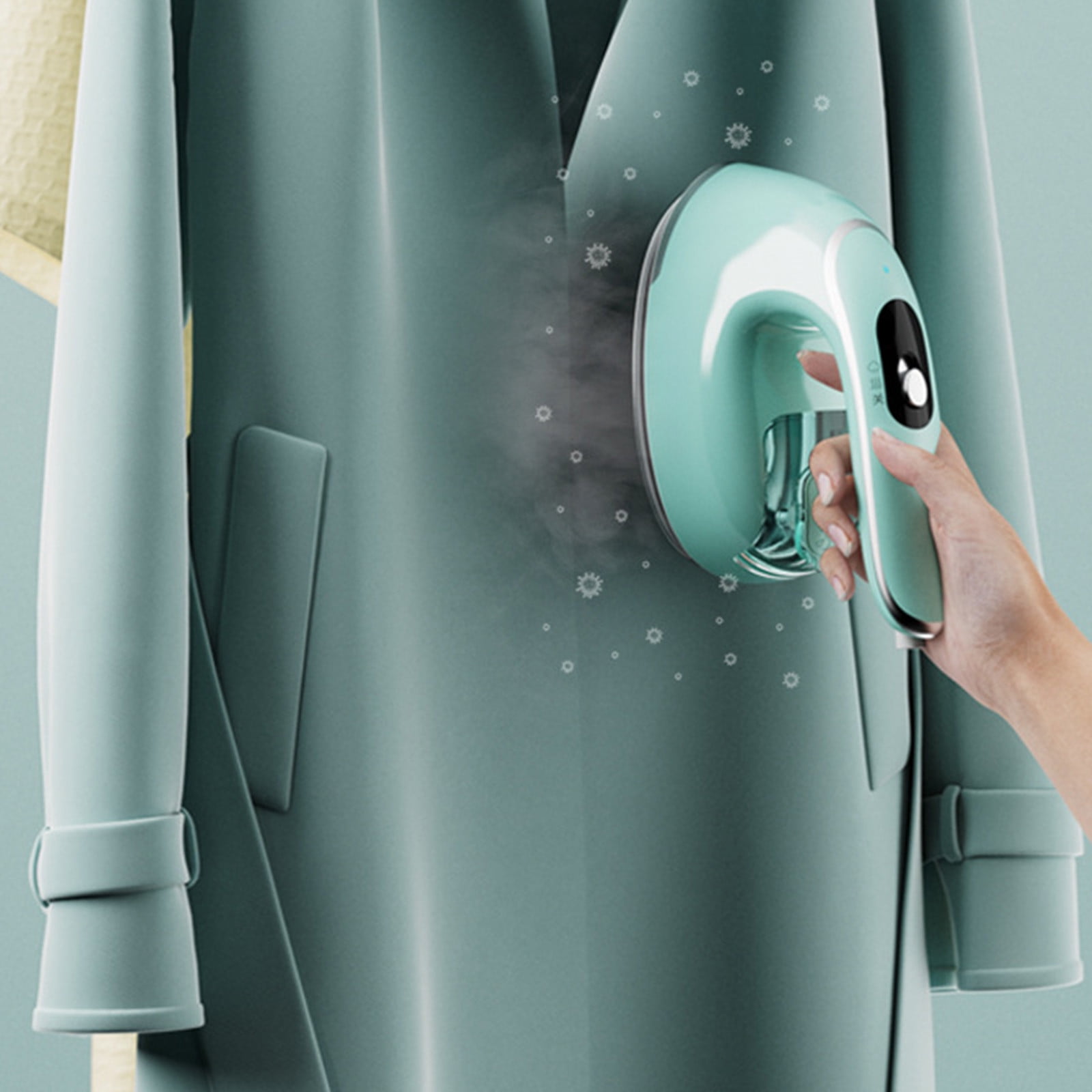 ZestqaQ Portable Handheld Garment Steam Iron for Clothes, 1500W High ...