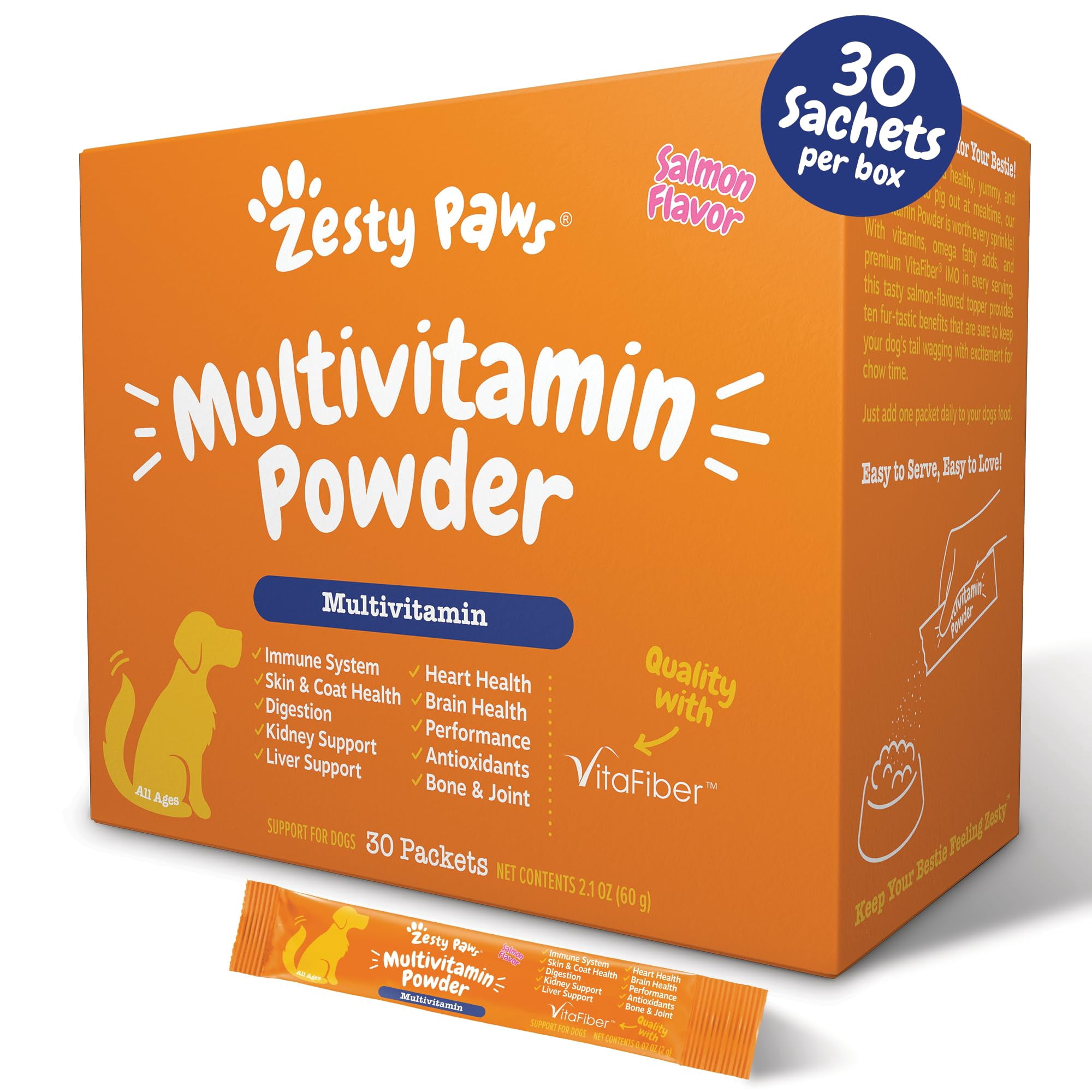 Zesty Paws 10-in-1 Multivitamin Powder for Dogs - Gut, Immune, Joint ...
