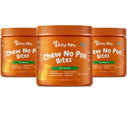 Zesty Paws Chew No Poo Bites
