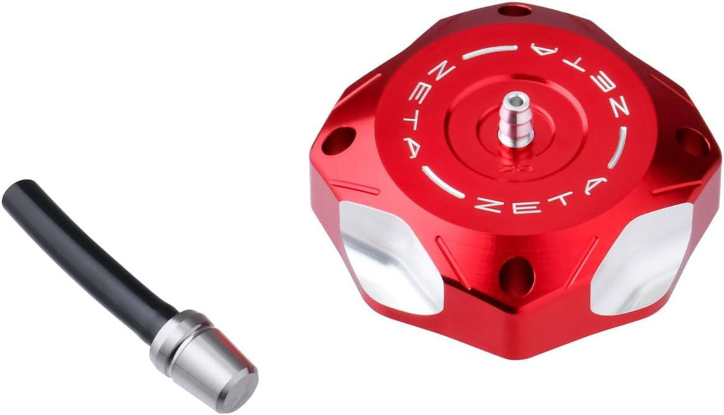 Zeta Billet Gas Cap (Red) - ZE87-2303 - Walmart.com