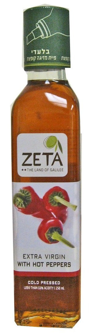 Zeta Extra Virgin Olive Oil with Hot Pepper 250ml (pack of 3) - Walmart.com