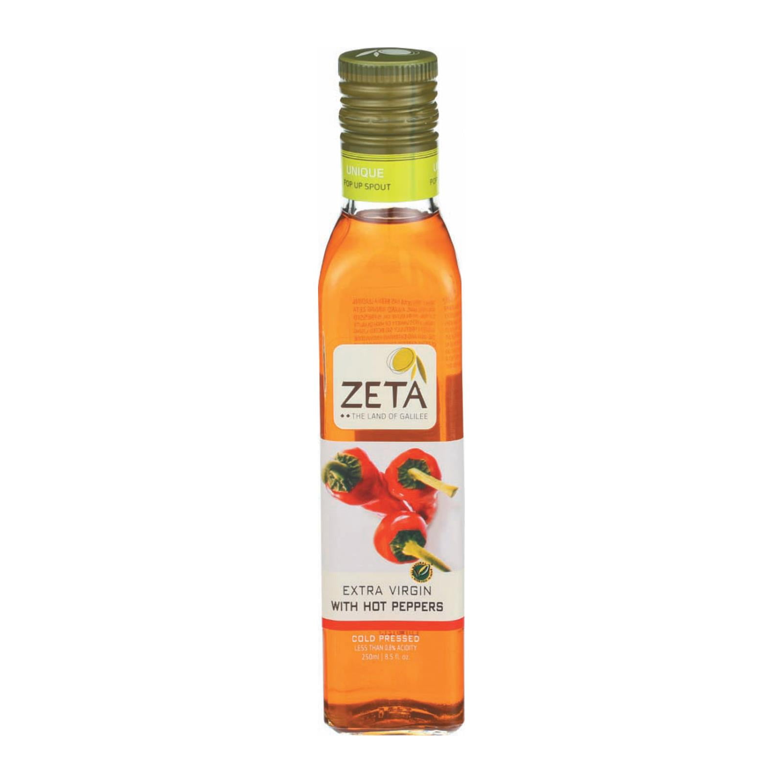 Zeta Oil Olive Oil Extra Virgin Hot Pepper, 8.5 Fl Oz - Walmart.com