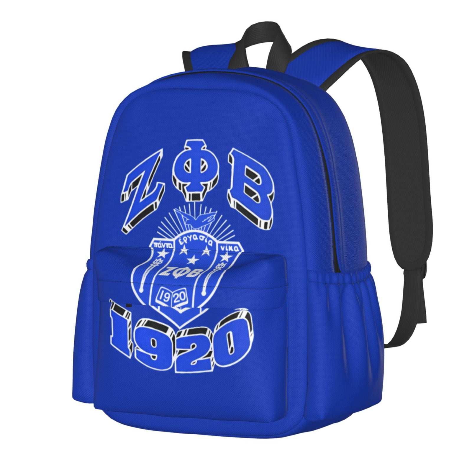 Zeta Phi Beta Backpack Travel Hiking Camping Daypack Tablet Laptop Bag ...