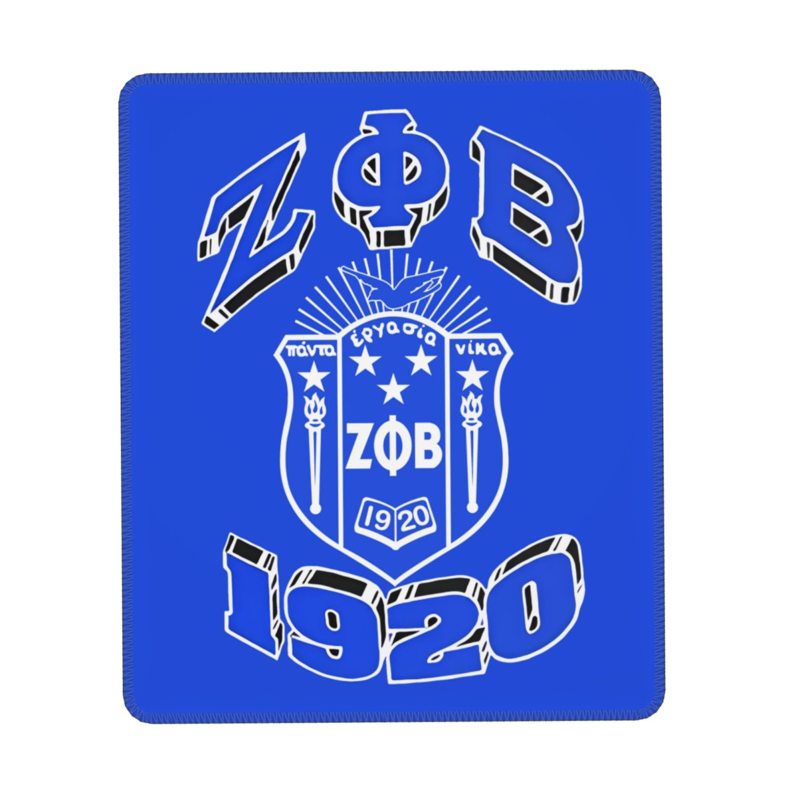 Zeta Phi Beta Mouse Pad Keyboard Mouse Mat with Stitched Edges Non-Slip Base for Gaming Office ...