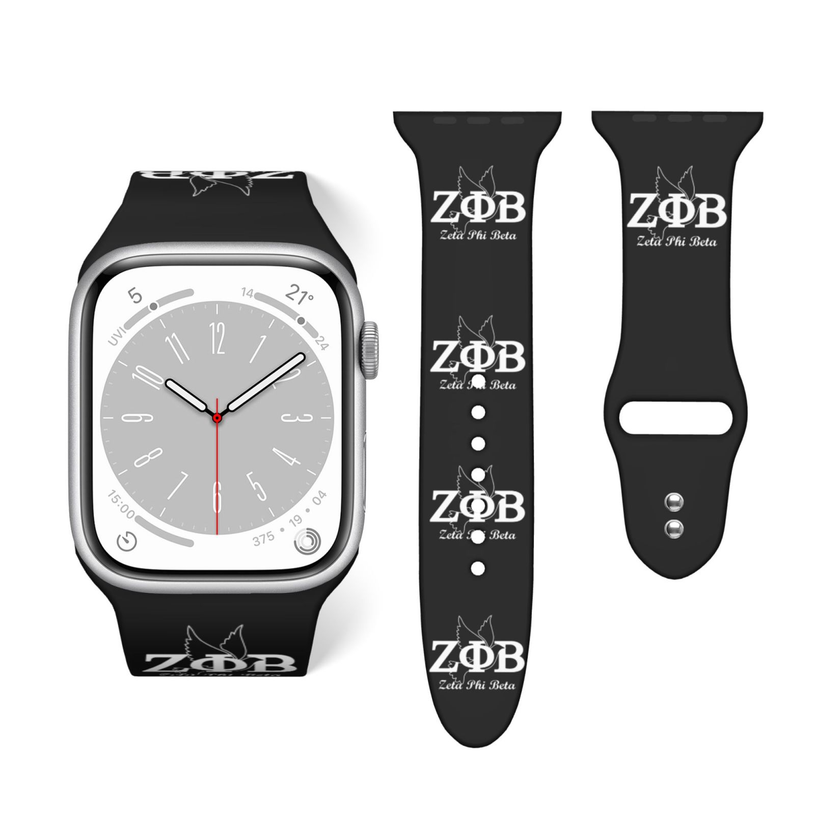 Zeta Phi Beta Sport Watch Band Compatible With Apple Watch 38mm 40mm ...