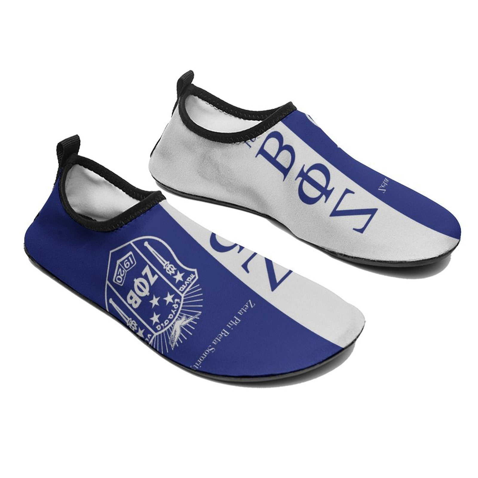 Zeta Phi Beta Water Shoes Beach Slip-on Shoes for Men Women Swim Pool ...