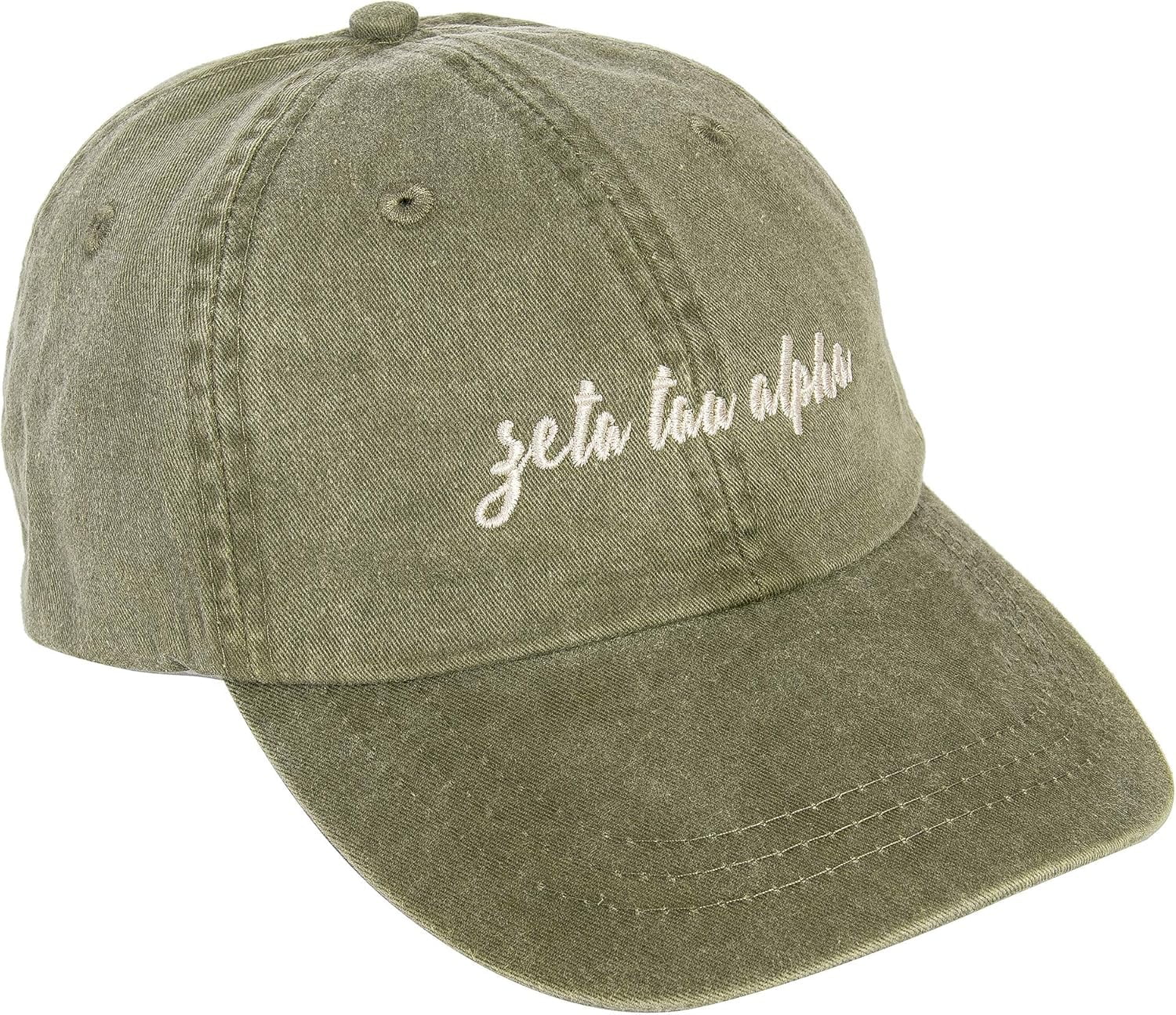 Zeta Tau Alpha Sorority Baseball Hat – Adjustable Zeta Zta Embroidered ...
