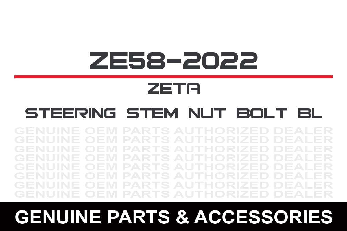 Zeta Yamaha Steering Stem Nut & Bolt Blue M22X27-P1.0 H12 - Ze58-2022 ...