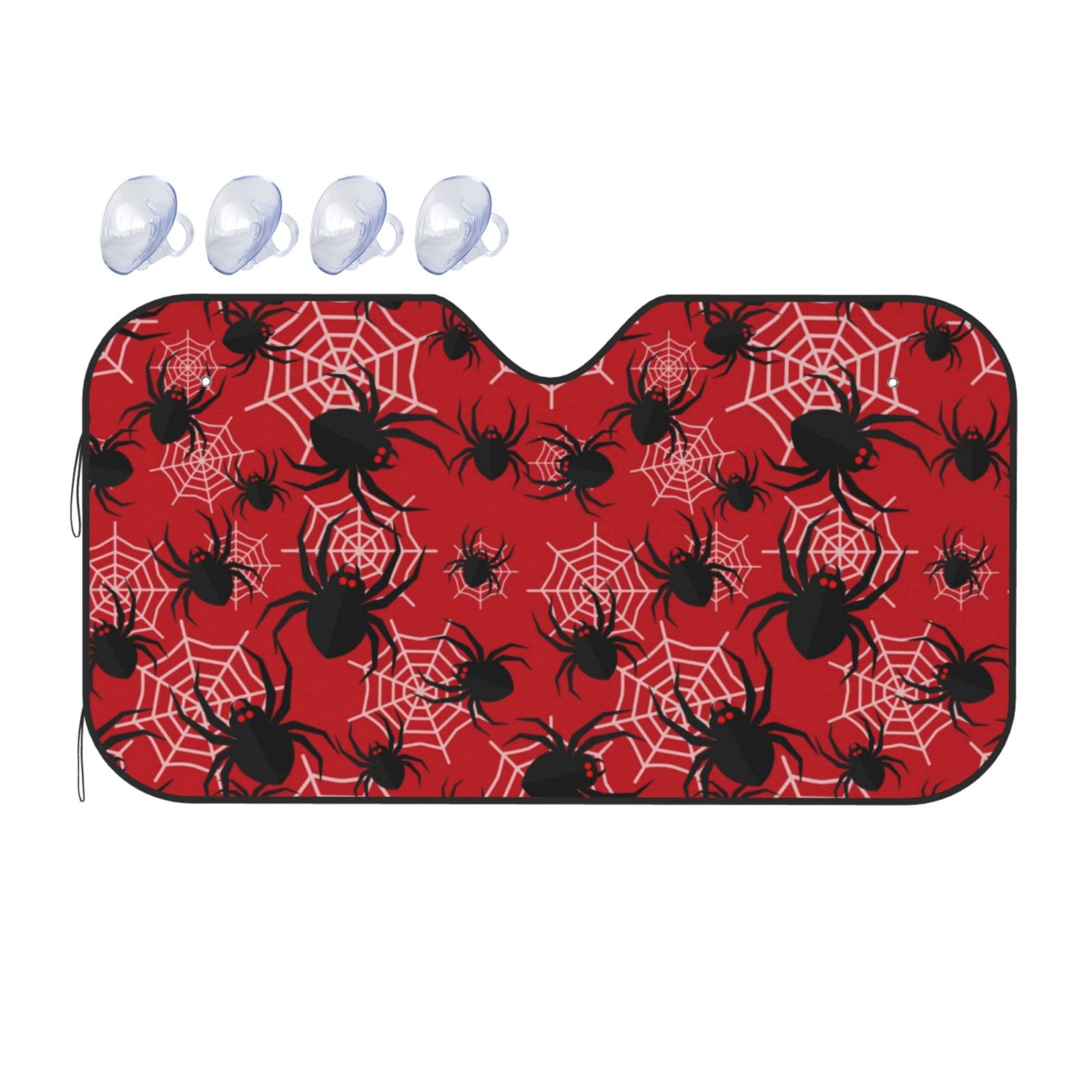 Zeuib A Web With A Spider 1 Premium Car Sunshade: Superior Sun ...