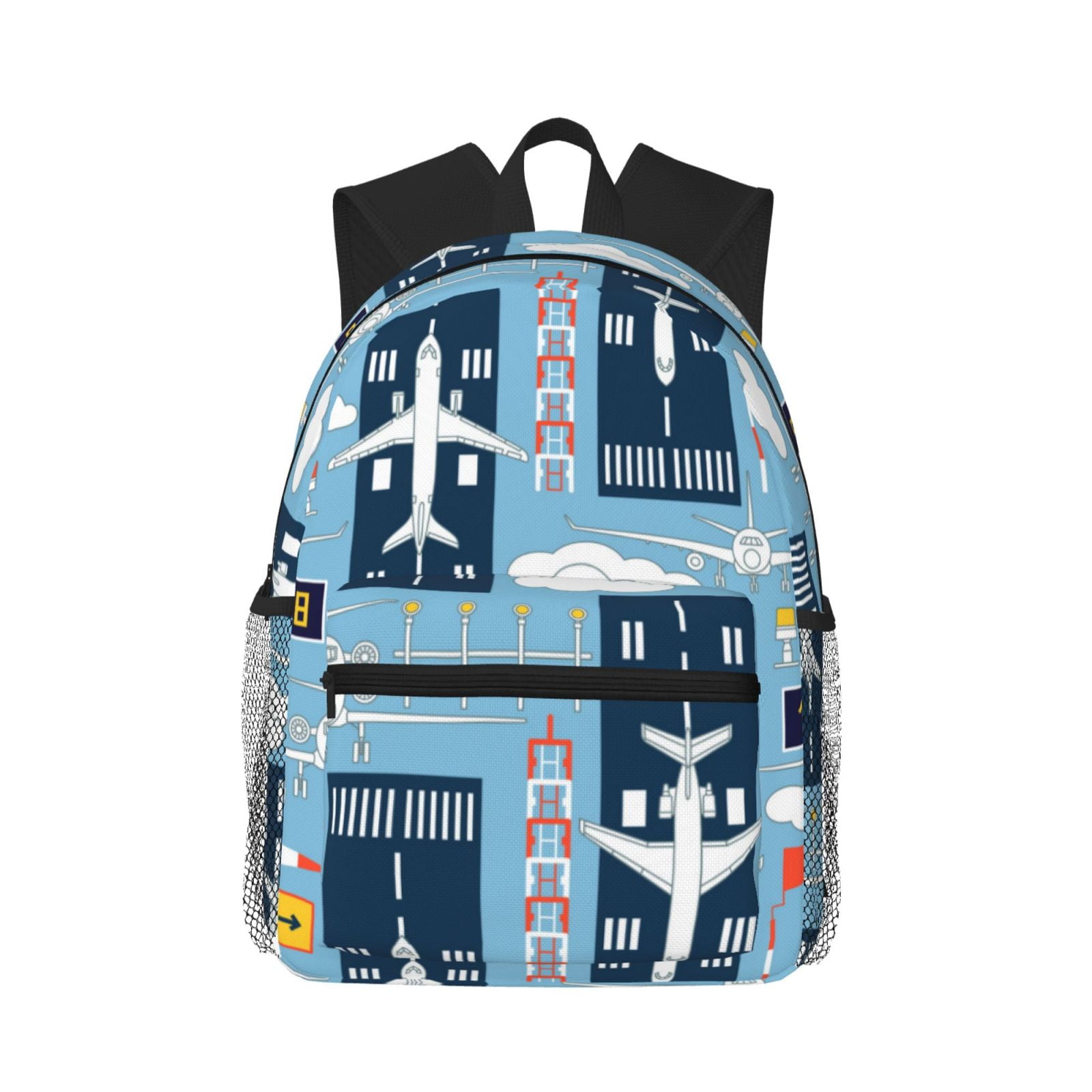 Zeuib Airplanes and Aviation Signs Backpack，Stylish, Comfortable, and ...