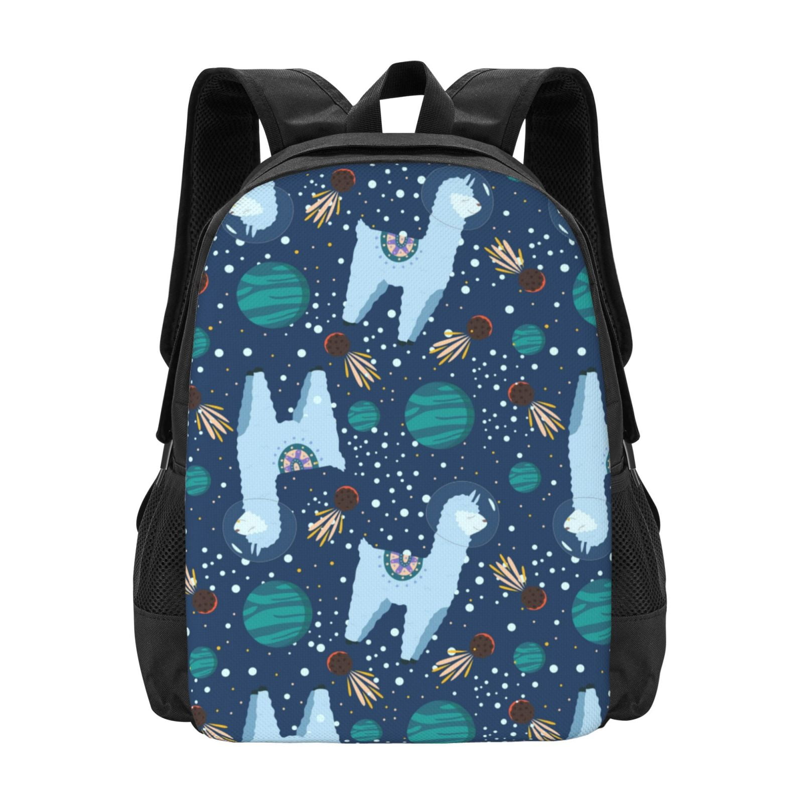 Zeuib Alpaca Astronaut in Space Stylish and Lightweight Backpack ...