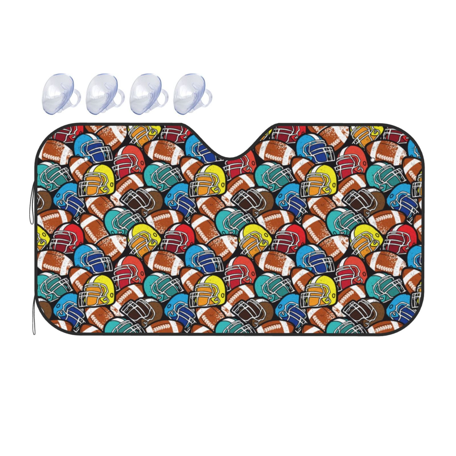 Zeuib American Football Premium Car Sunshade: Superior Sun Protection ...