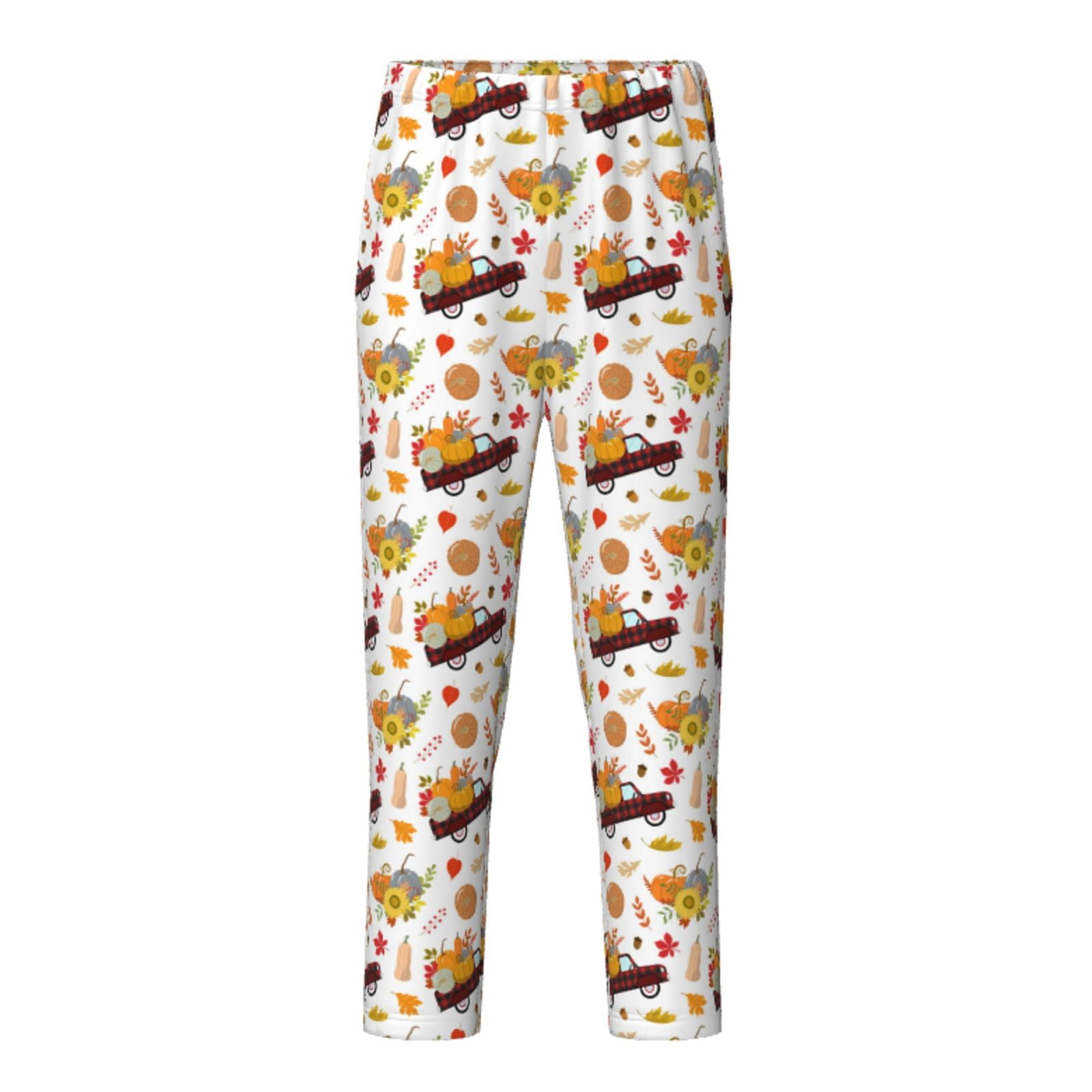 Zeuib Autumn Red Truck Print Pajama Pants for Girls Boys,PJ Bottoms for ...