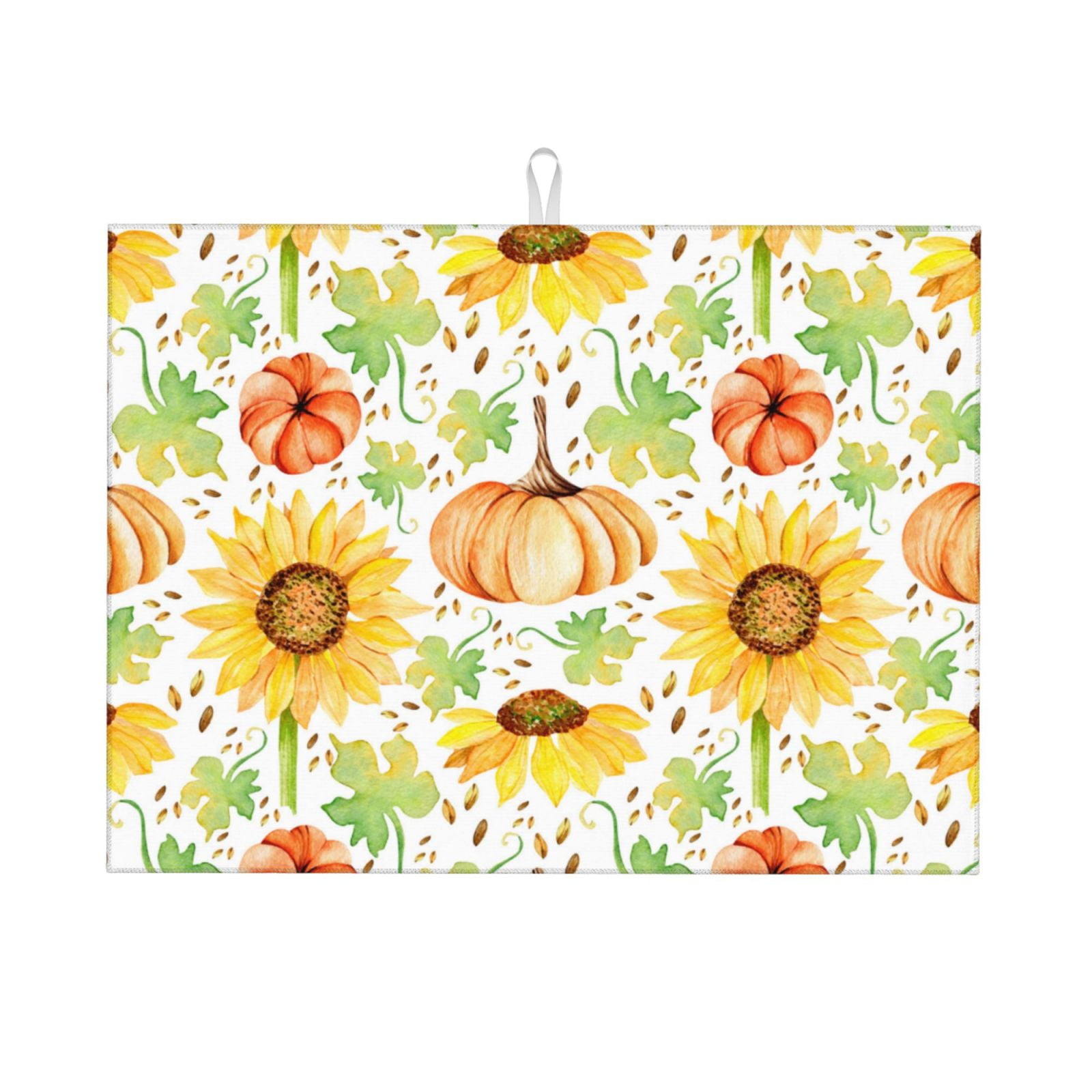 Zeuib Autumn Theme Dish Drainer Kitchen Counter, Kitchen Drying Mat ...