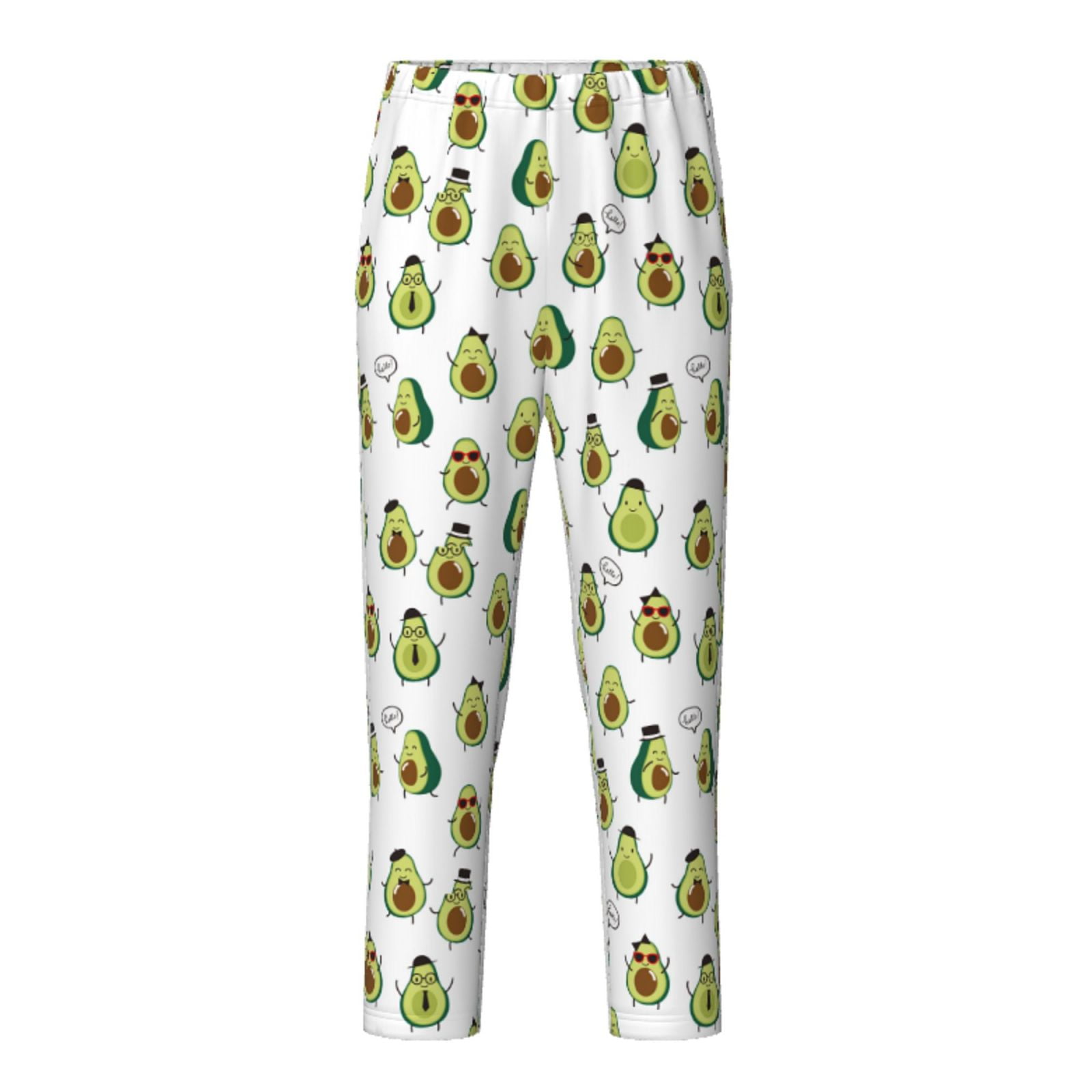 Zeuib Avocado Friends Print Pajama Pants for Girls Boys,PJ Bottoms for ...