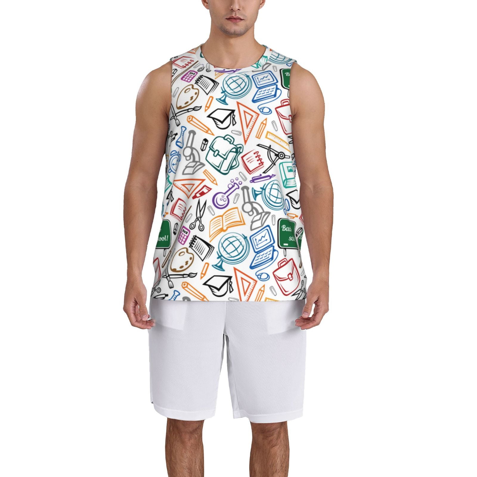 Zeuib Back To School Jersey Shirt for Men,Mesh Athletic Practice Sports ...