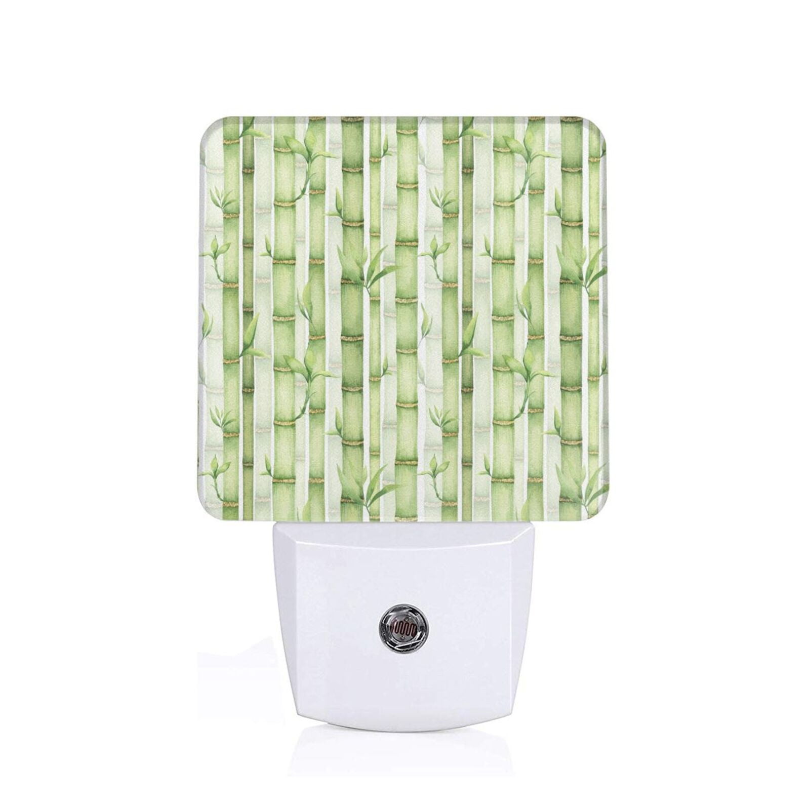 Zeuib Bamboo Stems And Leaves LED Night Light,Plug in Night Light with ...