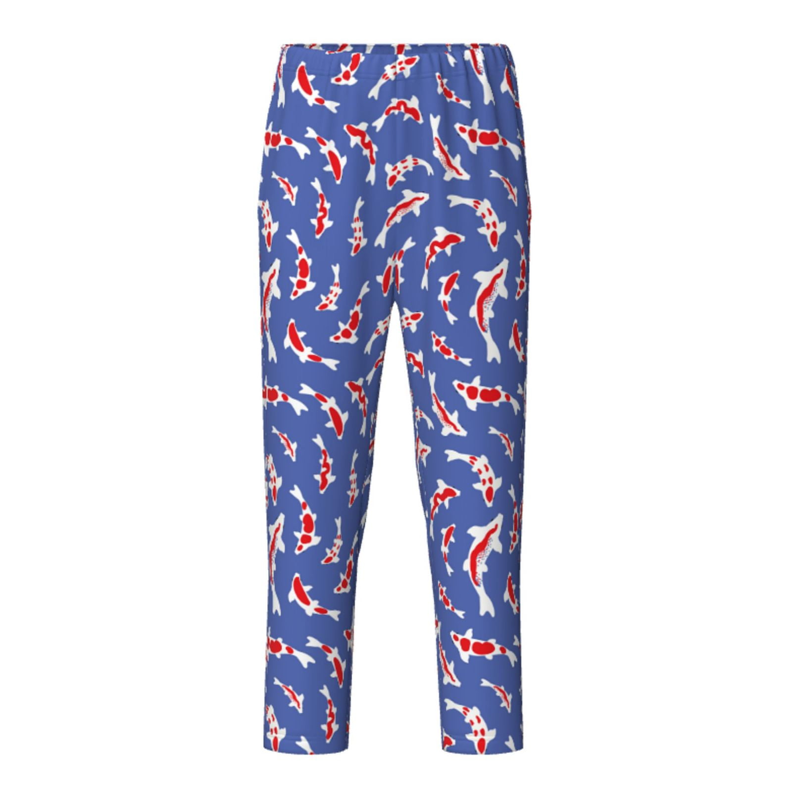 Zeuib Beautiful Koi Fish Print Pajama Pants for Girls Boys,PJ Bottoms ...