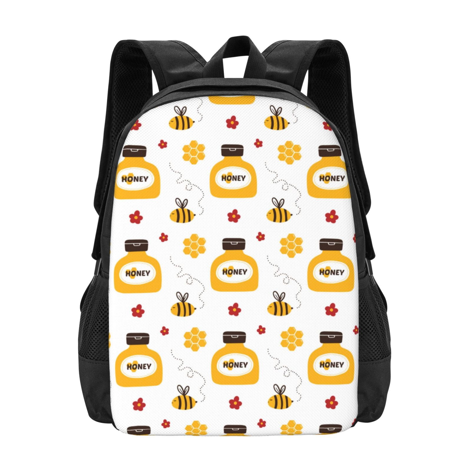 Zeuib Bees and Flowers Stylish and Lightweight Backpack: Perfect for ...