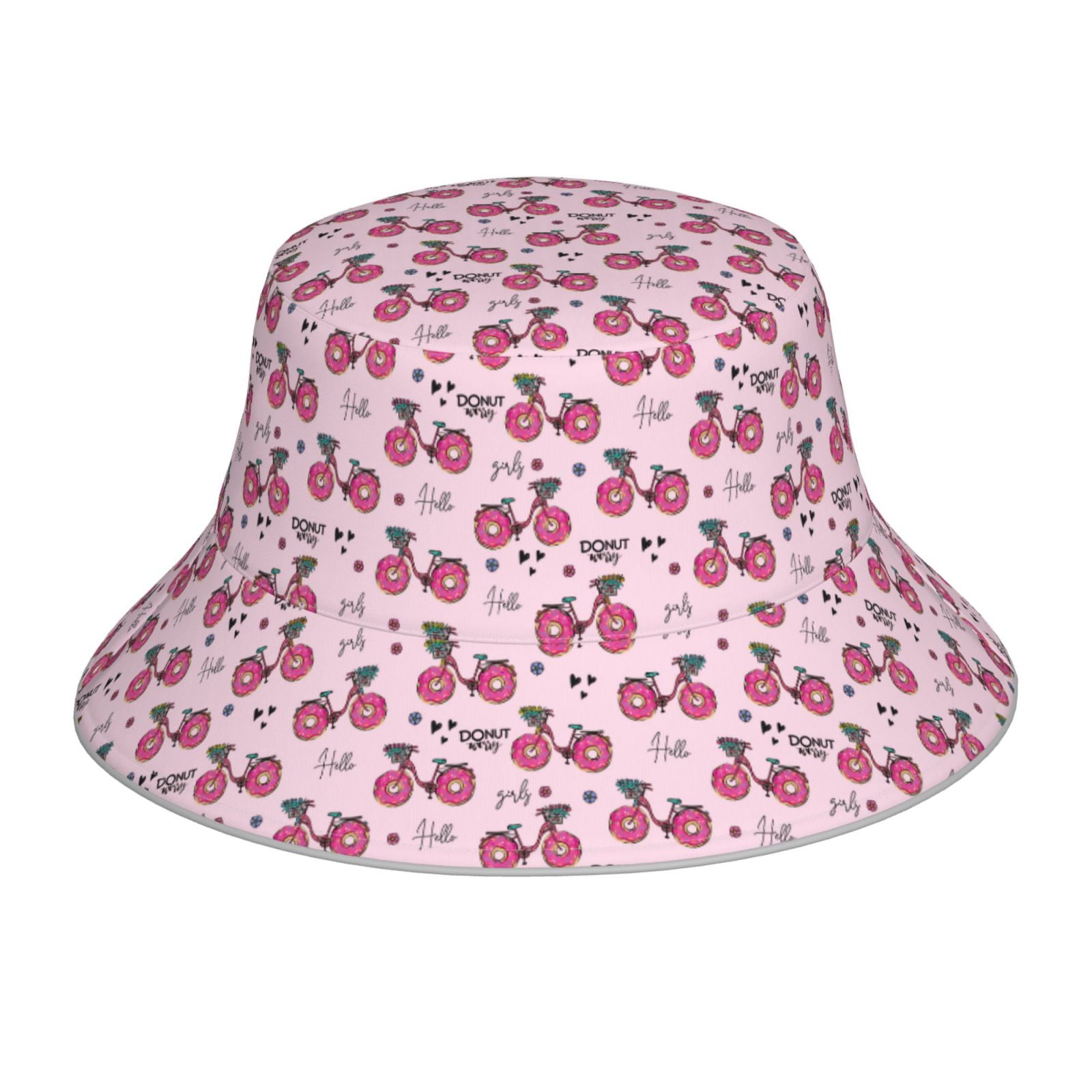 Zeuib Bike with Donut Wheels Reflective Bucket Hat, UV Protection, Wide ...