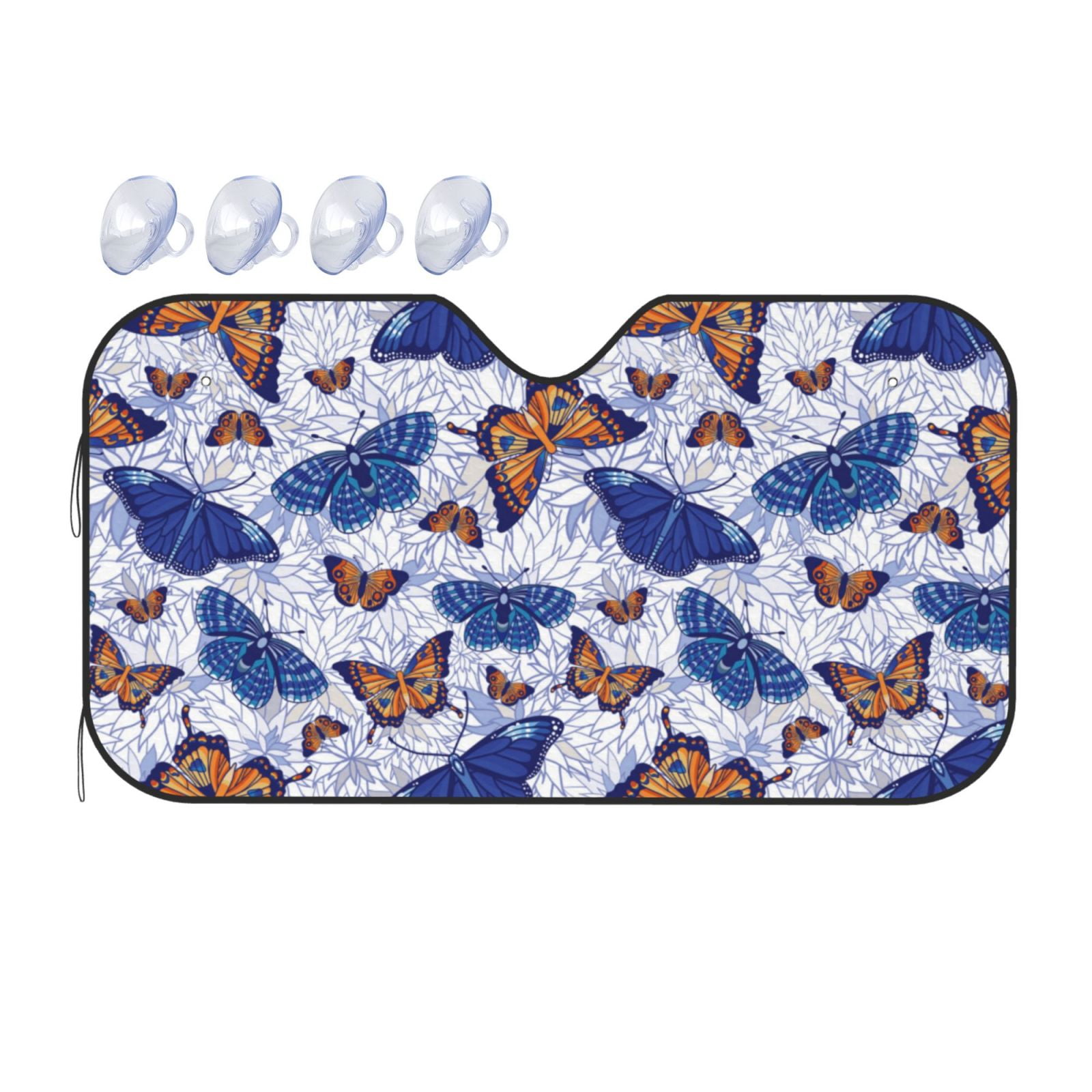 Zeuib Butterflies1 Premium Car Sunshade: Superior Sun Protection and ...