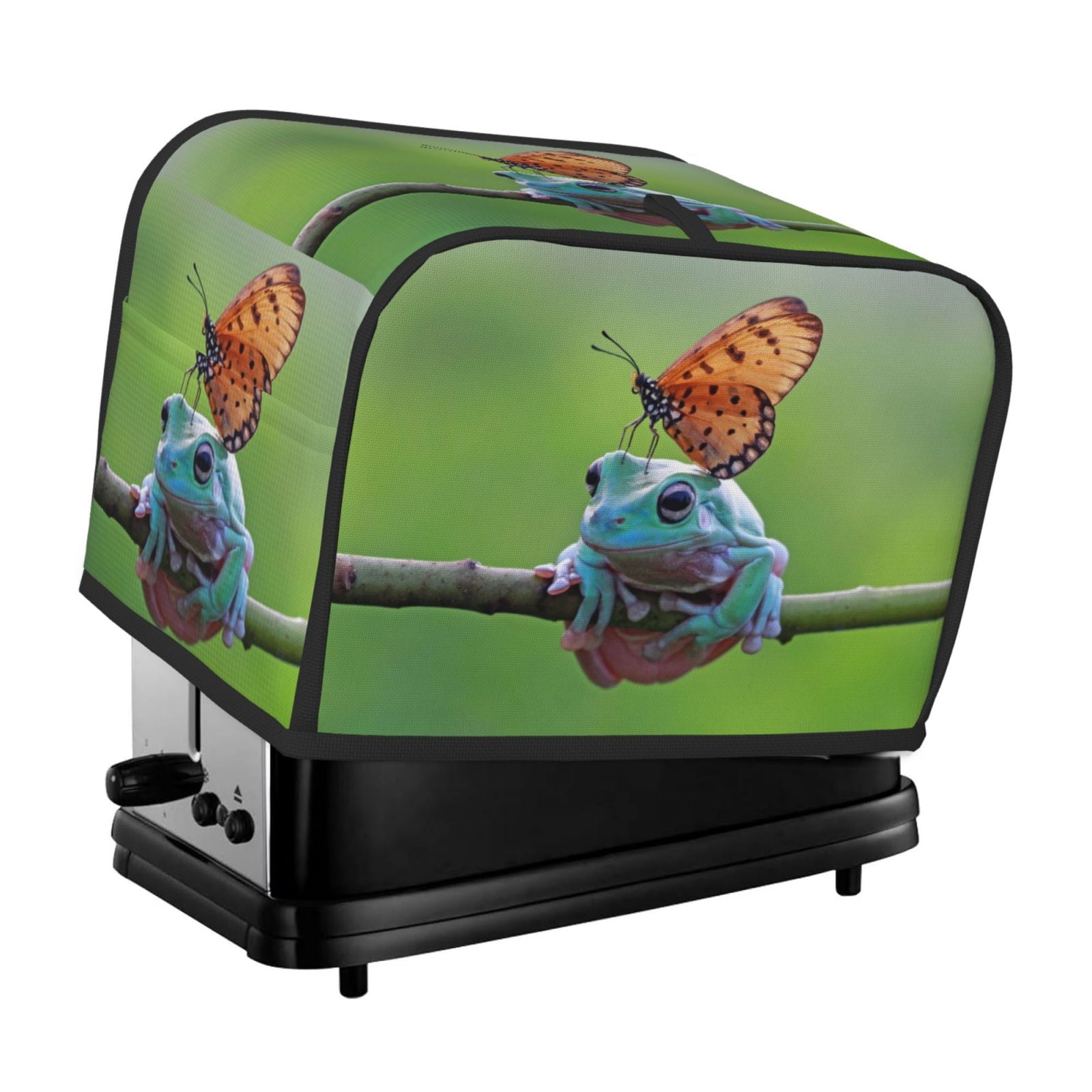 Zeuib Butterfly Landing On Head Dumpy Frog Two Slice Toaster Dust Cover ...