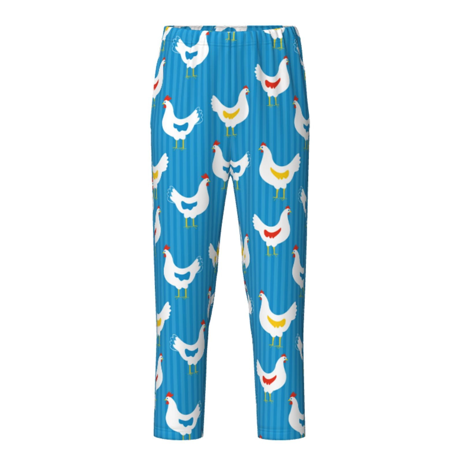 Zeuib Cartoon Chicken Print Pajama Pants for Girls Boys,PJ Bottoms for ...