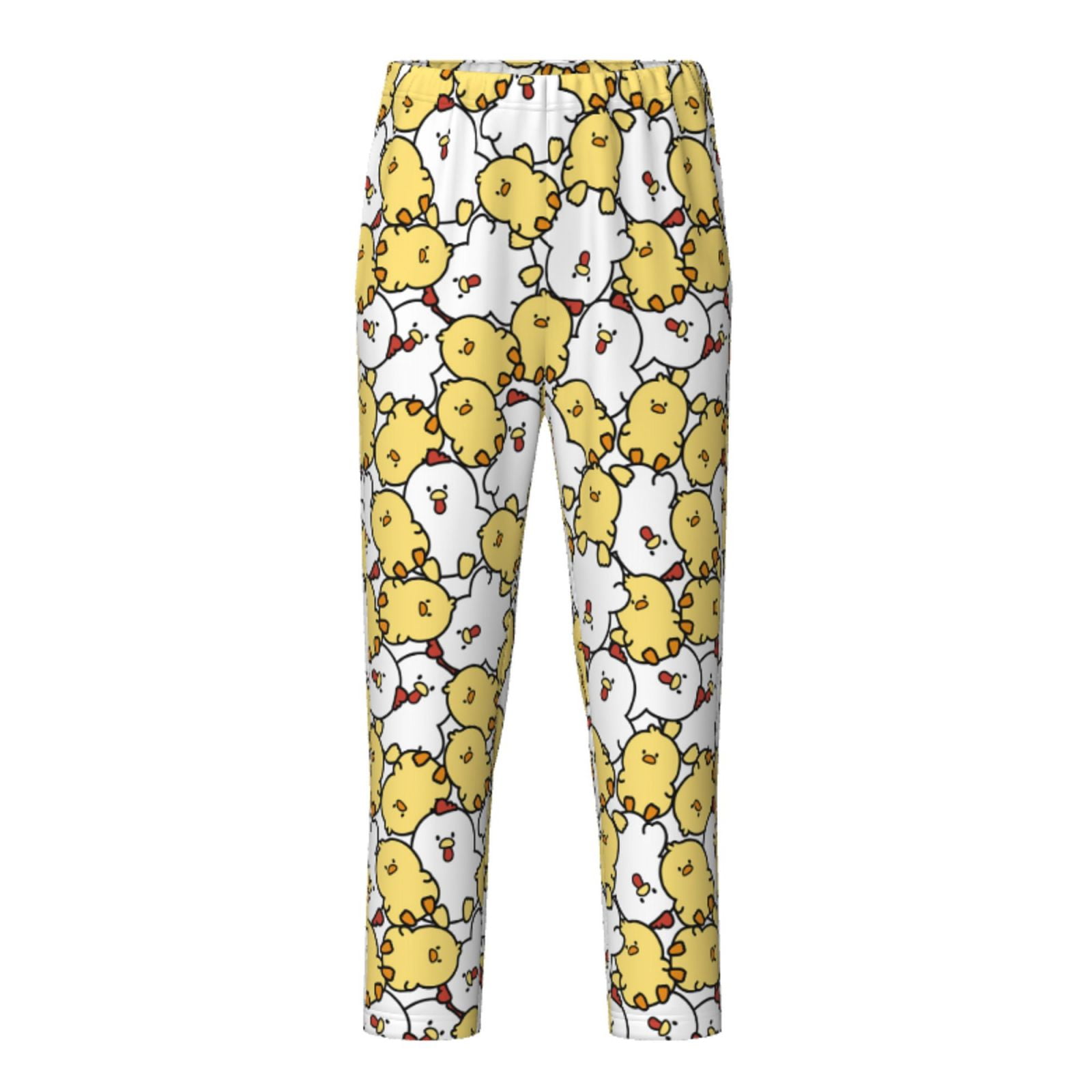 Zeuib Cartoon Chicken Print Pajama Pants for Girls Boys,PJ Bottoms for ...
