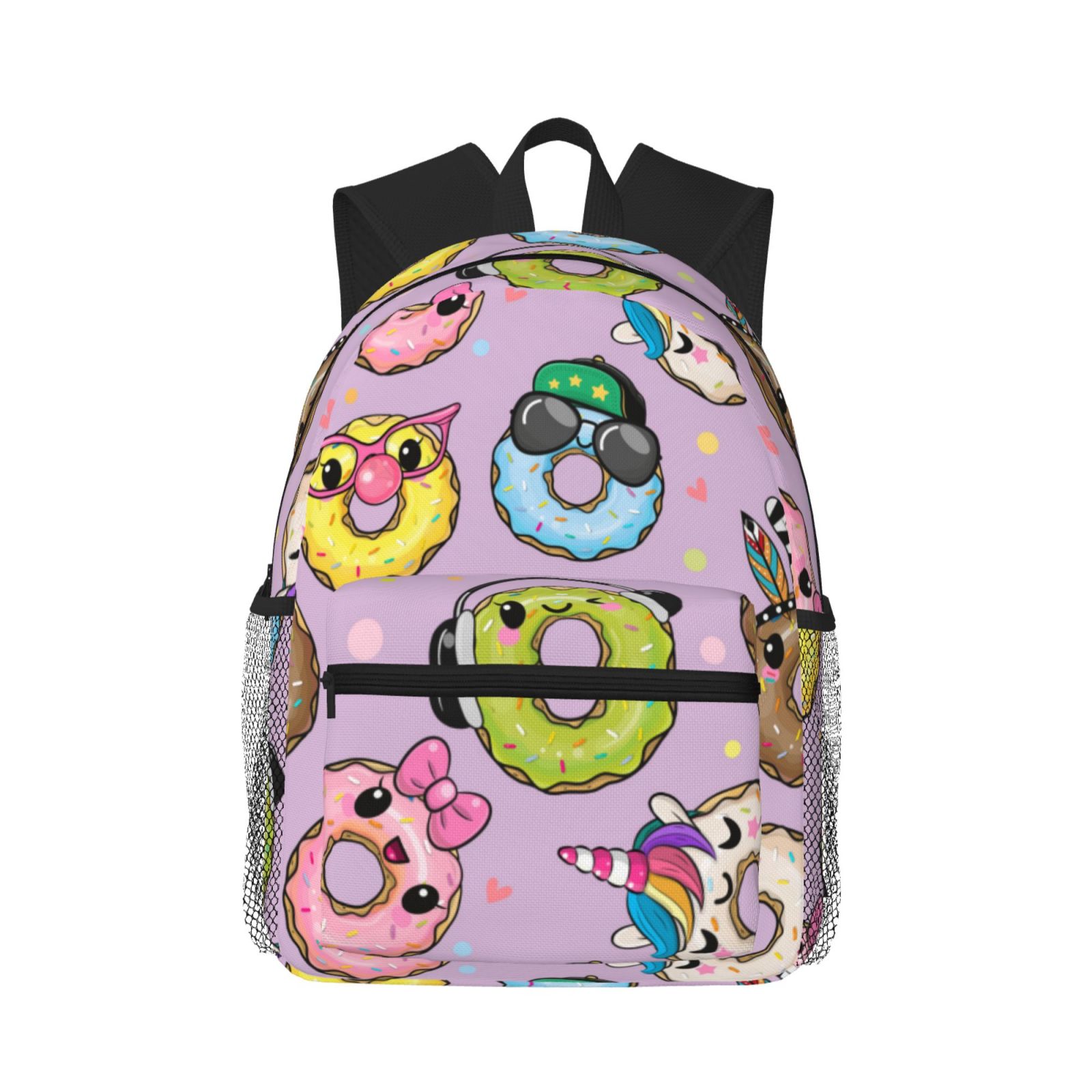 Zeuib Cartoon Donuts Backpack，Stylish, Comfortable, and Versatile ...