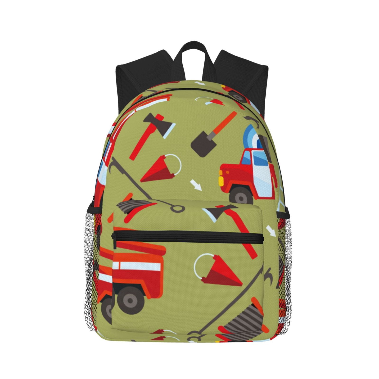 Zeuib Cartoon Fire Truck Backpack，Stylish, Comfortable, and Versatile ...