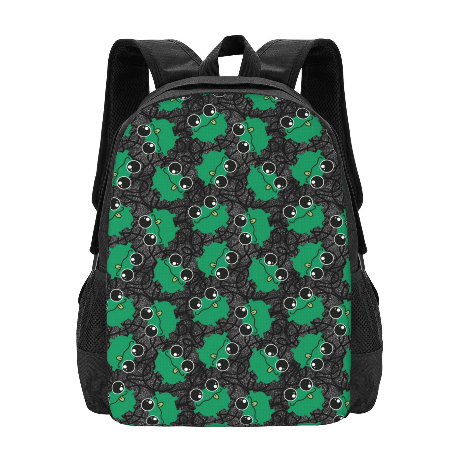 Zeuib Cartoon Kawaii Frogs Stylish and Lightweight Backpack: Perfect ...