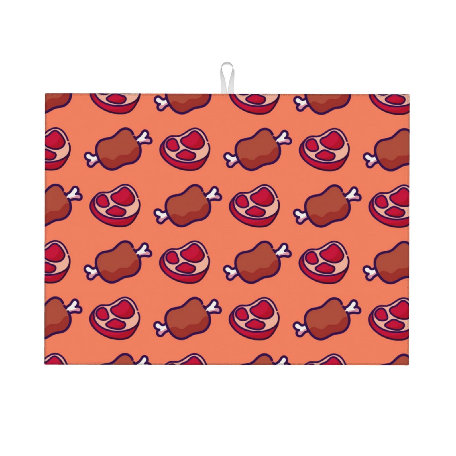 Zeuib Cartoon Meat Dish Drainer Kitchen Counter, Kitchen Drying Mat ...