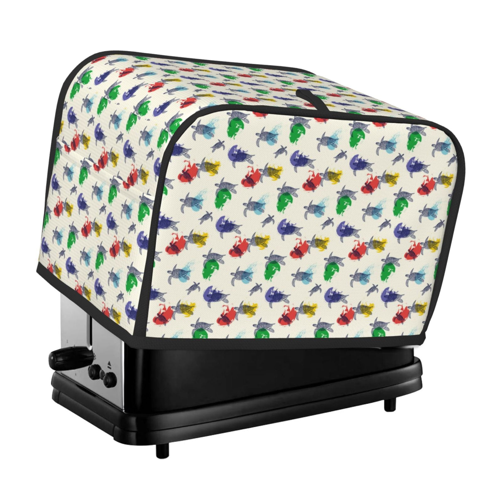 Zeuib Cartoon Sea Turtle Four Slice Toaster Dust Cover Appliance Cover ...