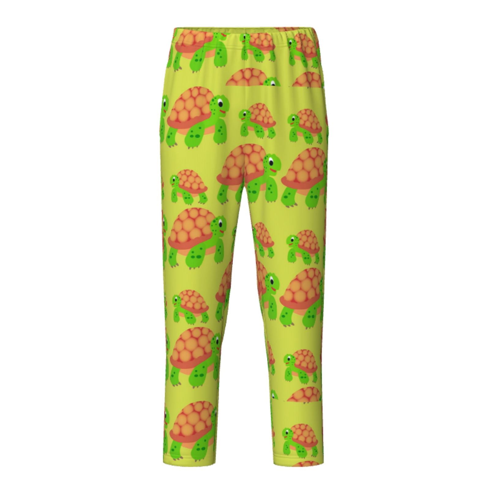 Zeuib Cartoon Turtles 1 Print Pajama Pants for Girls Boys,PJ Bottoms ...