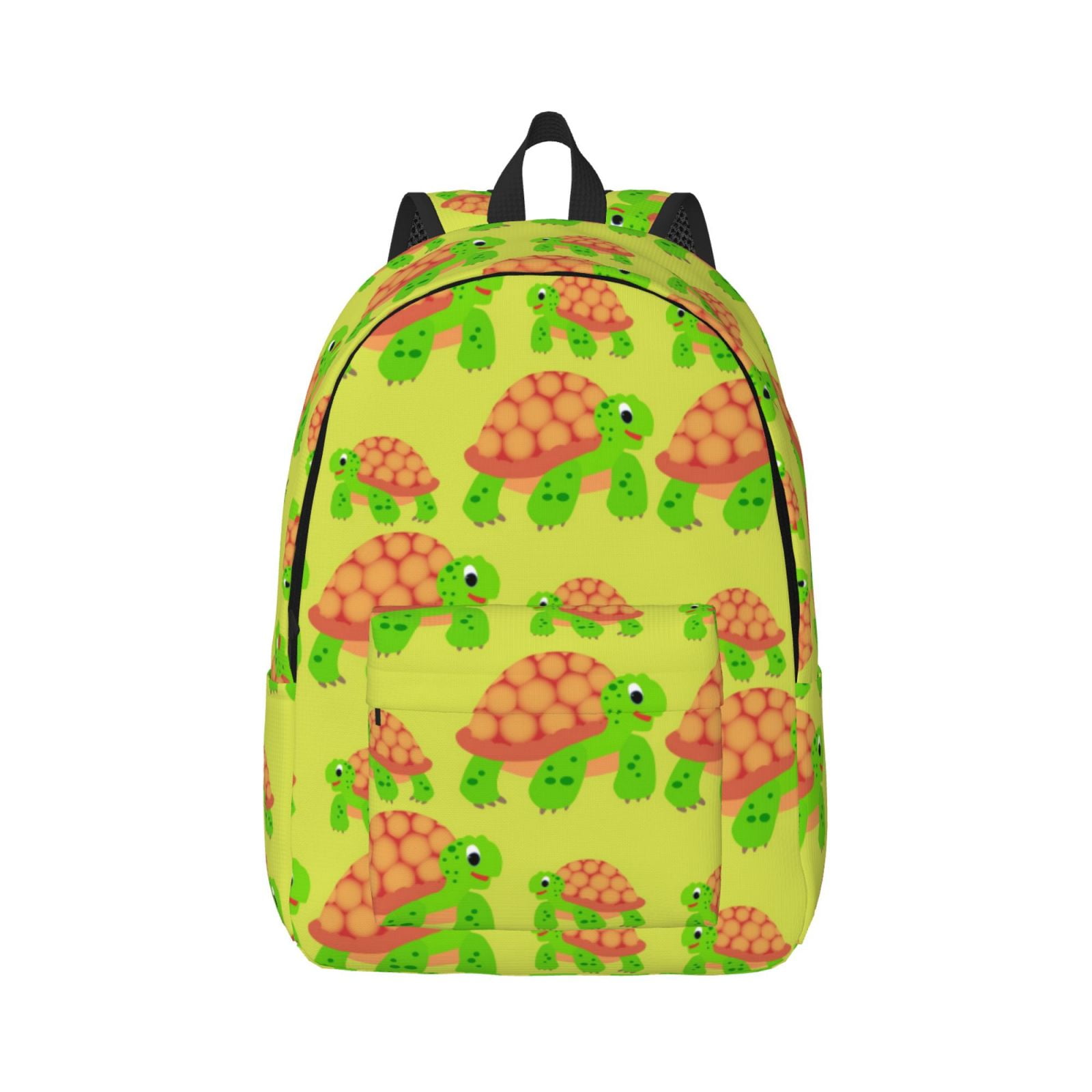 Zeuib Cartoon Turtles 1 Stylish and Durable Canvas Backpack: Perfect ...