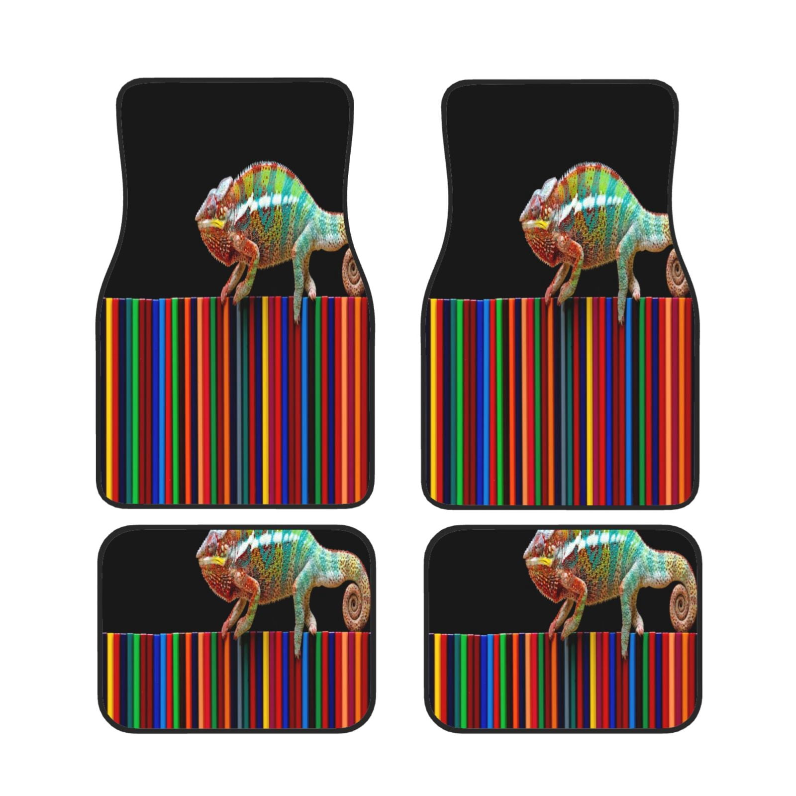 Zeuib Chameleon Panther On Colored Pencils Print Waterproof Universal ...