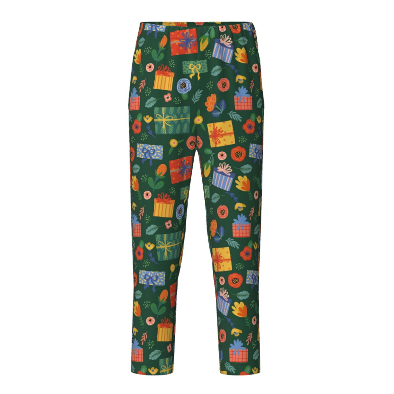 Zeuib Christmas Gift Print Pajama Pants for Girls Boys,PJ Bottoms for ...