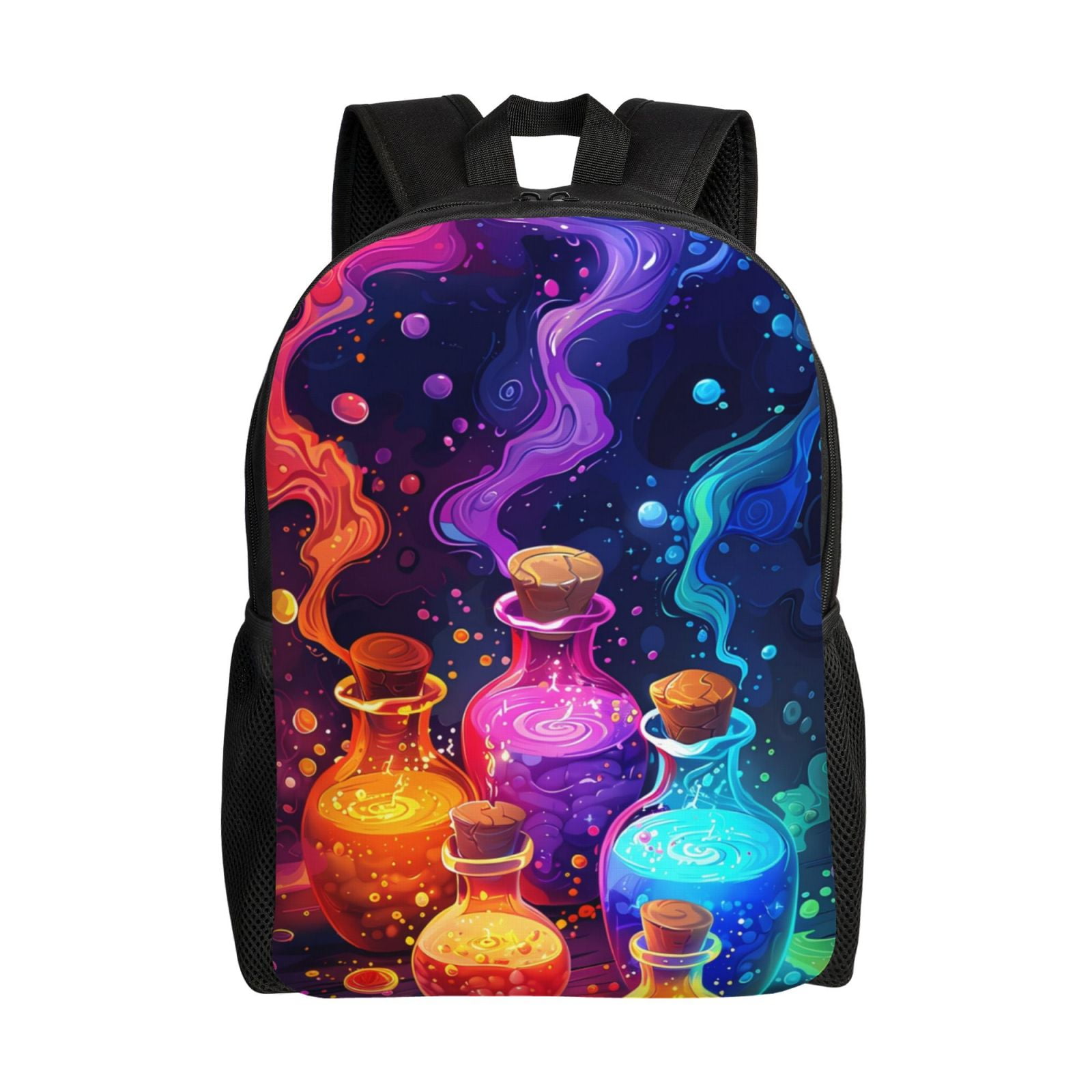 Zeuib Colorful Potion Bottles Magic Print Business Travel Backpack ...