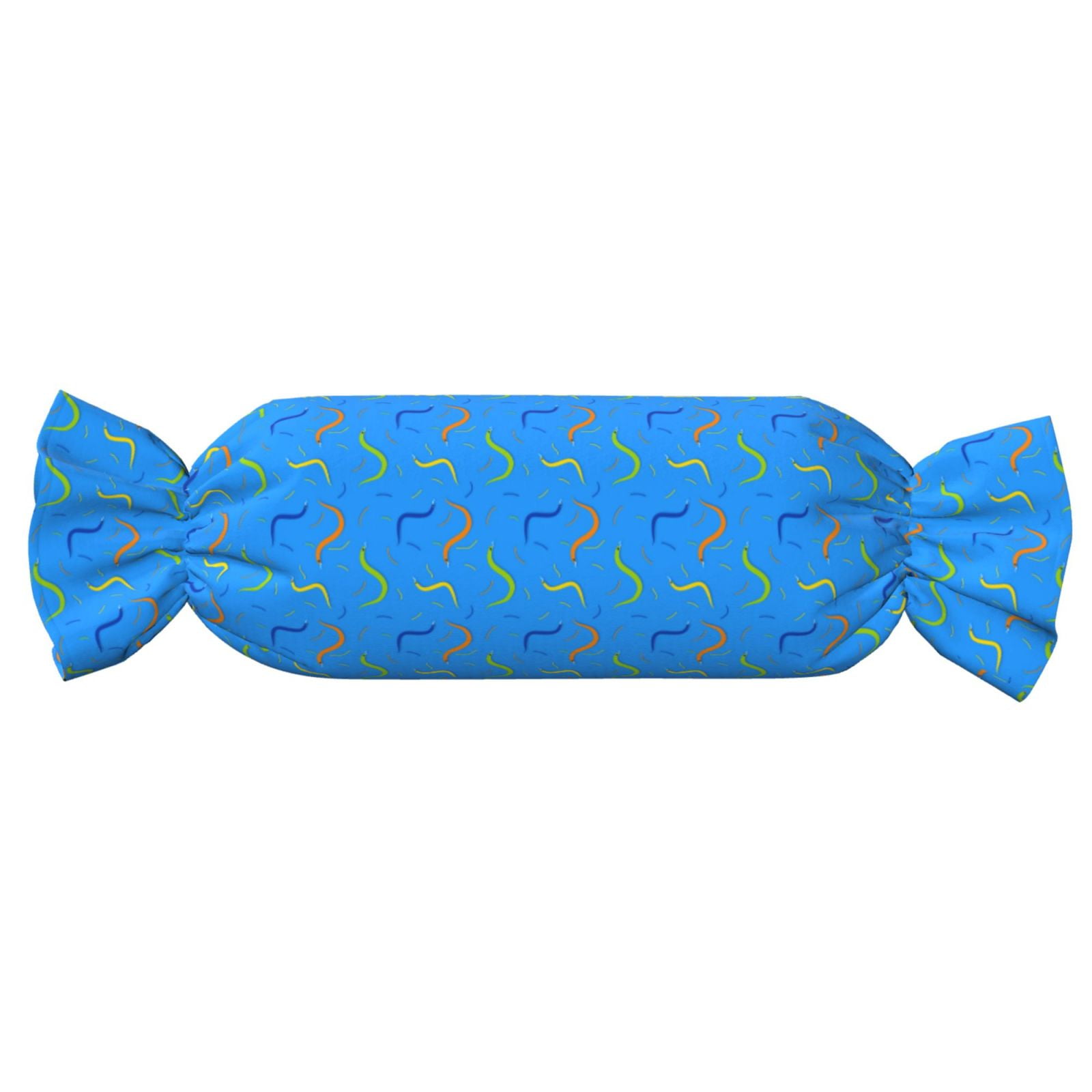 Zeuib Colorful Snake Print Candy Cylindrical Pillow,Neck Hand Support ...