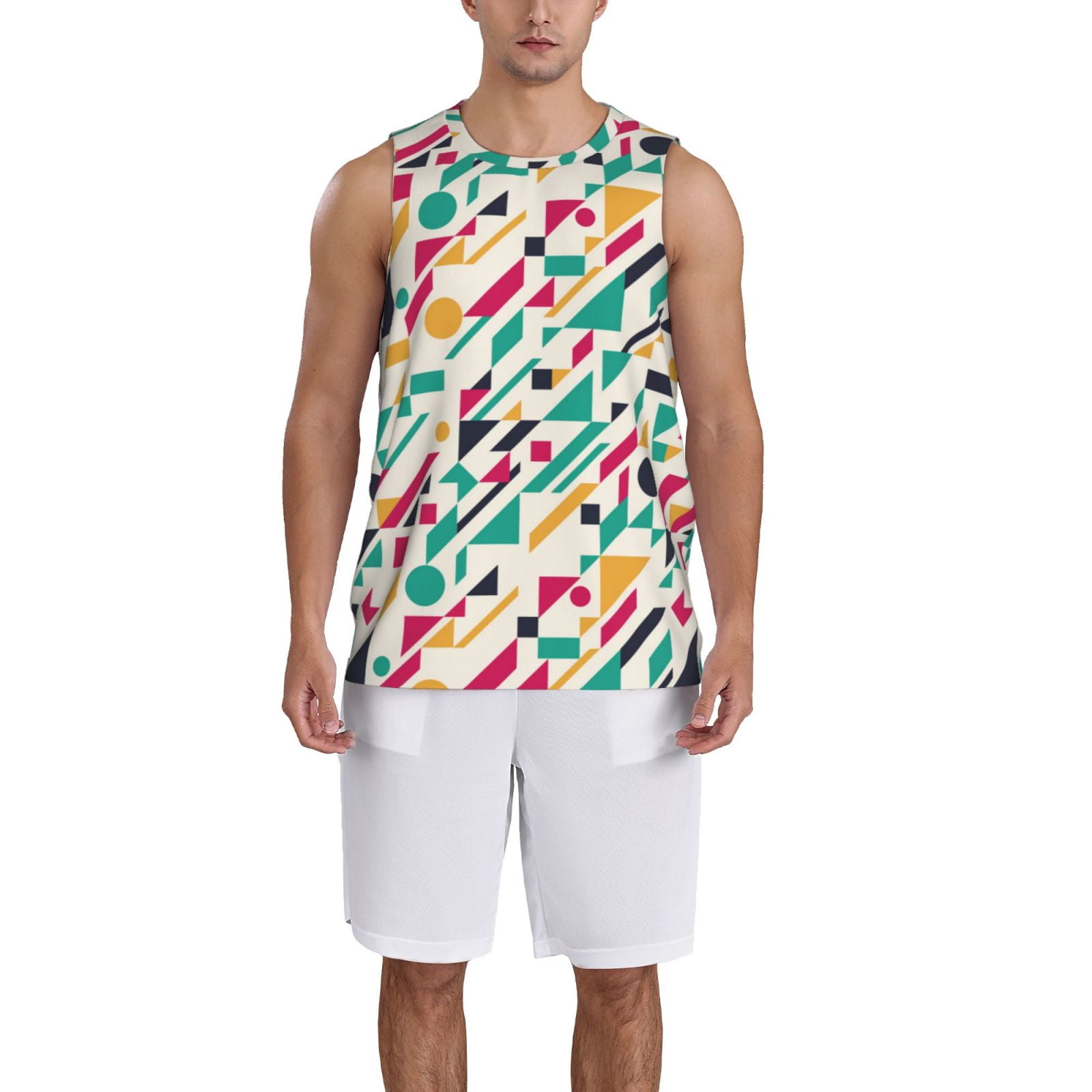 Zeuib Colorful Spots Jersey Shirt for Men,Mesh Athletic Practice Sports ...