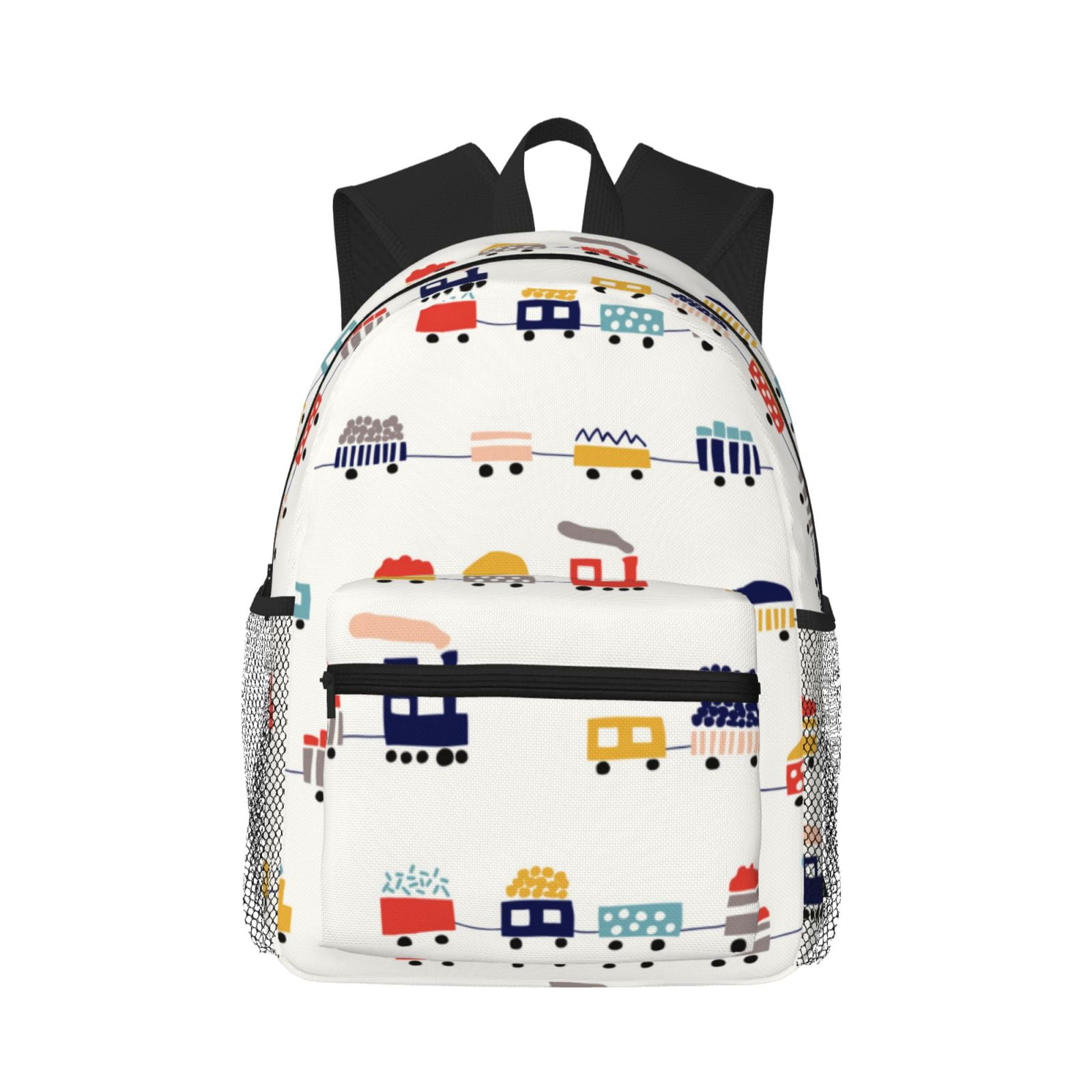 Zeuib Colorful Trains Backpack，Stylish, Comfortable, and Versatile ...