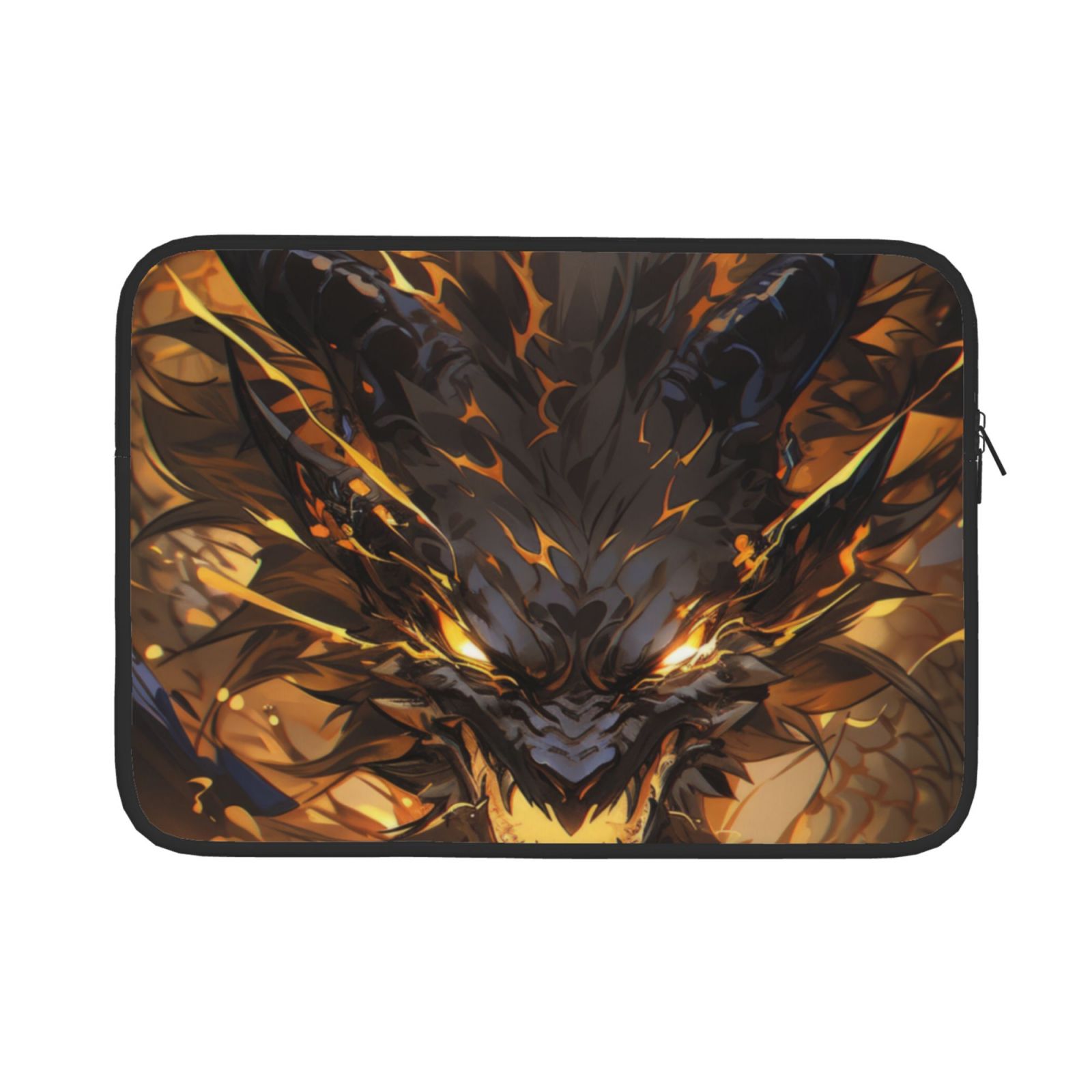 Zeuib Cool Black Gold Dragon Laptop Bag: Optimal Protection, Ample ...