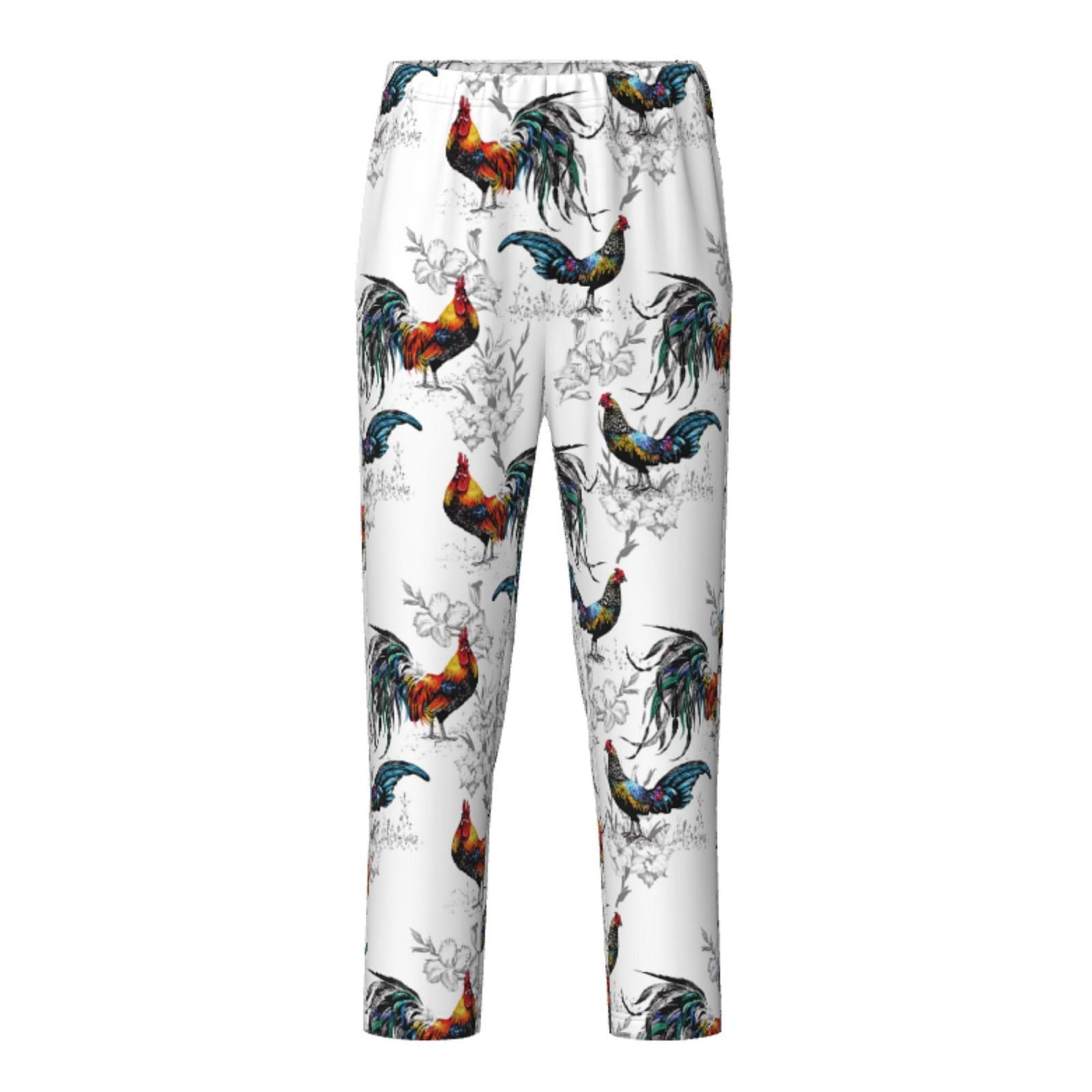 Zeuib Cool Chicken Print Pajama Pants for Girls Boys,PJ Bottoms for ...